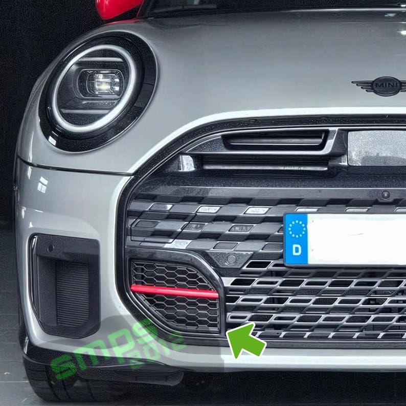 Front Stone Guard Duct Fin Lower Grille Covers for MINI F66 F67 JCW ...