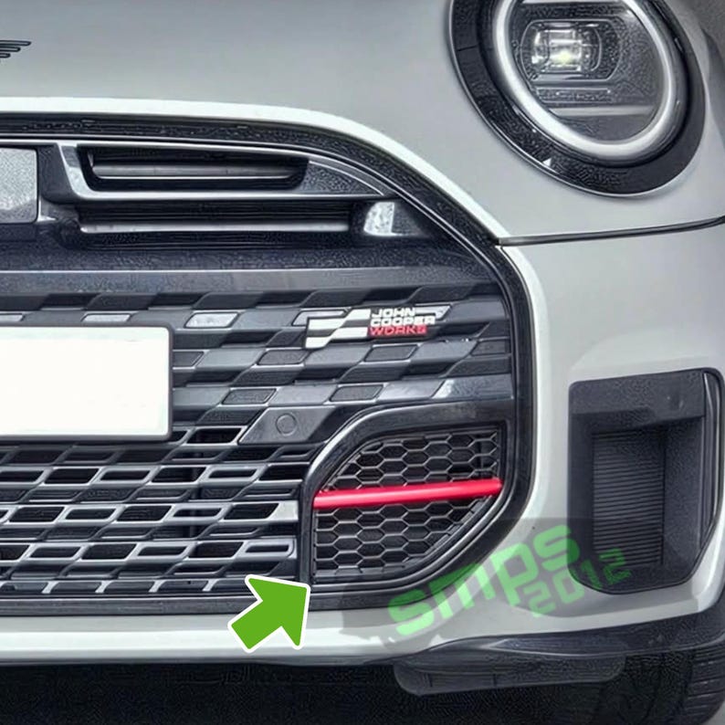 Front Stone Guard Duct Fin Lower Grille Covers for MINI F66 F67 JCW ...