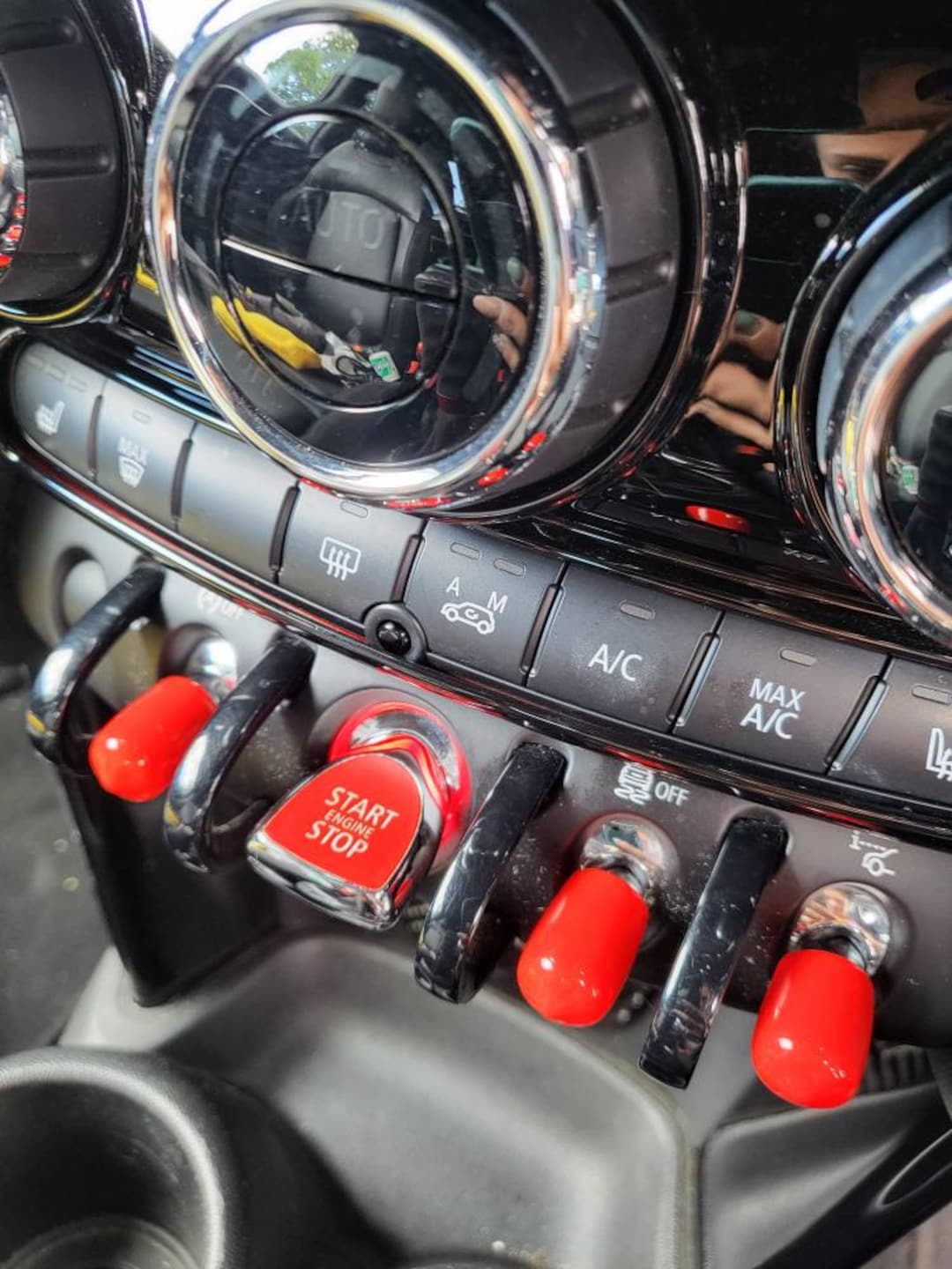 Toggle Switch Cover Caps (set of 10) Custom Interior Accessory for Mini ...