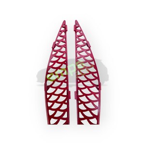 Mini F55 F56 F57 Cooper S Matte Black Grille Side Fender Stone Guards ...