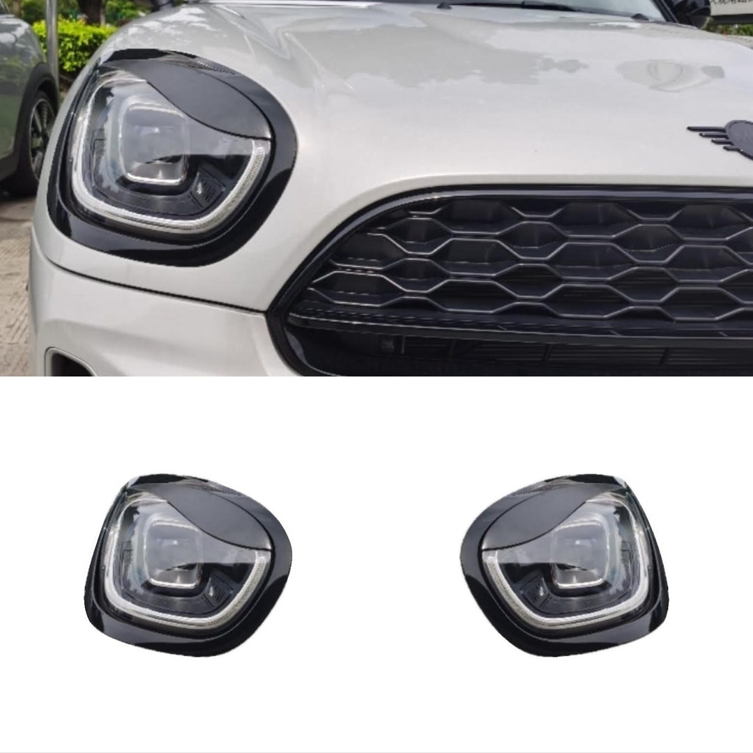 F60 Gloss Black Angry Eyelids - for MINI Countryman, Custom Fit ...