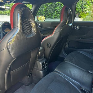 Carbon Fibre Interior Seat Back Covers for MINI JCW F56 F57 - Set of 2 ...
