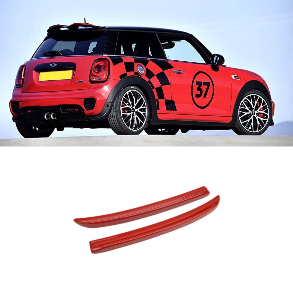 F56 Mini JCW Pro Aero Spoiler Extensions - Etsy