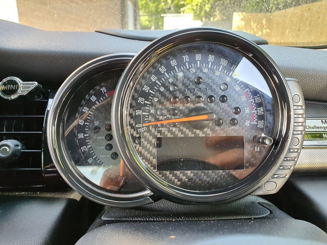 Mini F56 Speedometer Ring Covers x2 Piece - Etsy