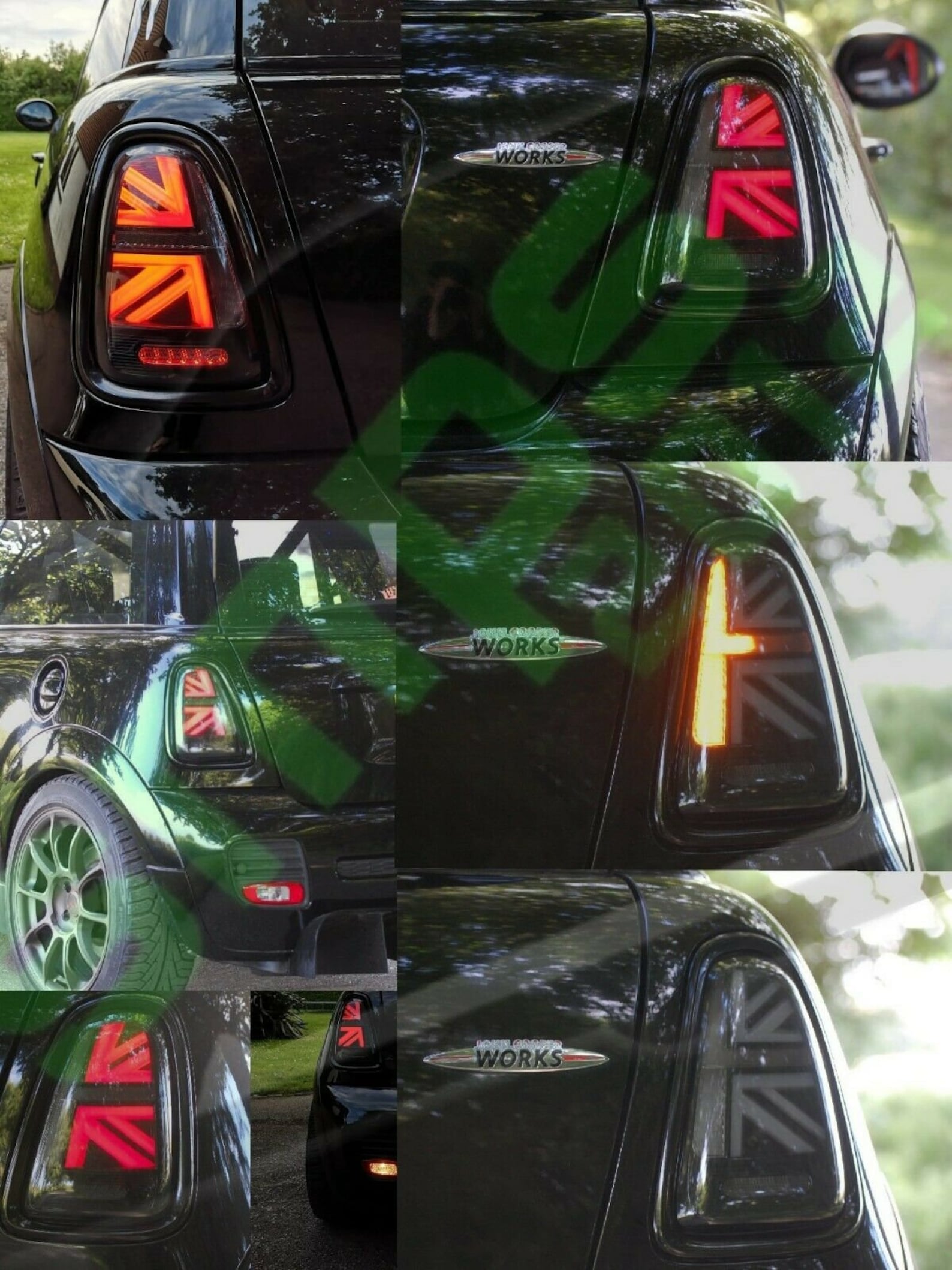 Mini R56 R57 R58 R59 LED Union Jack Tail Lights - Etsy