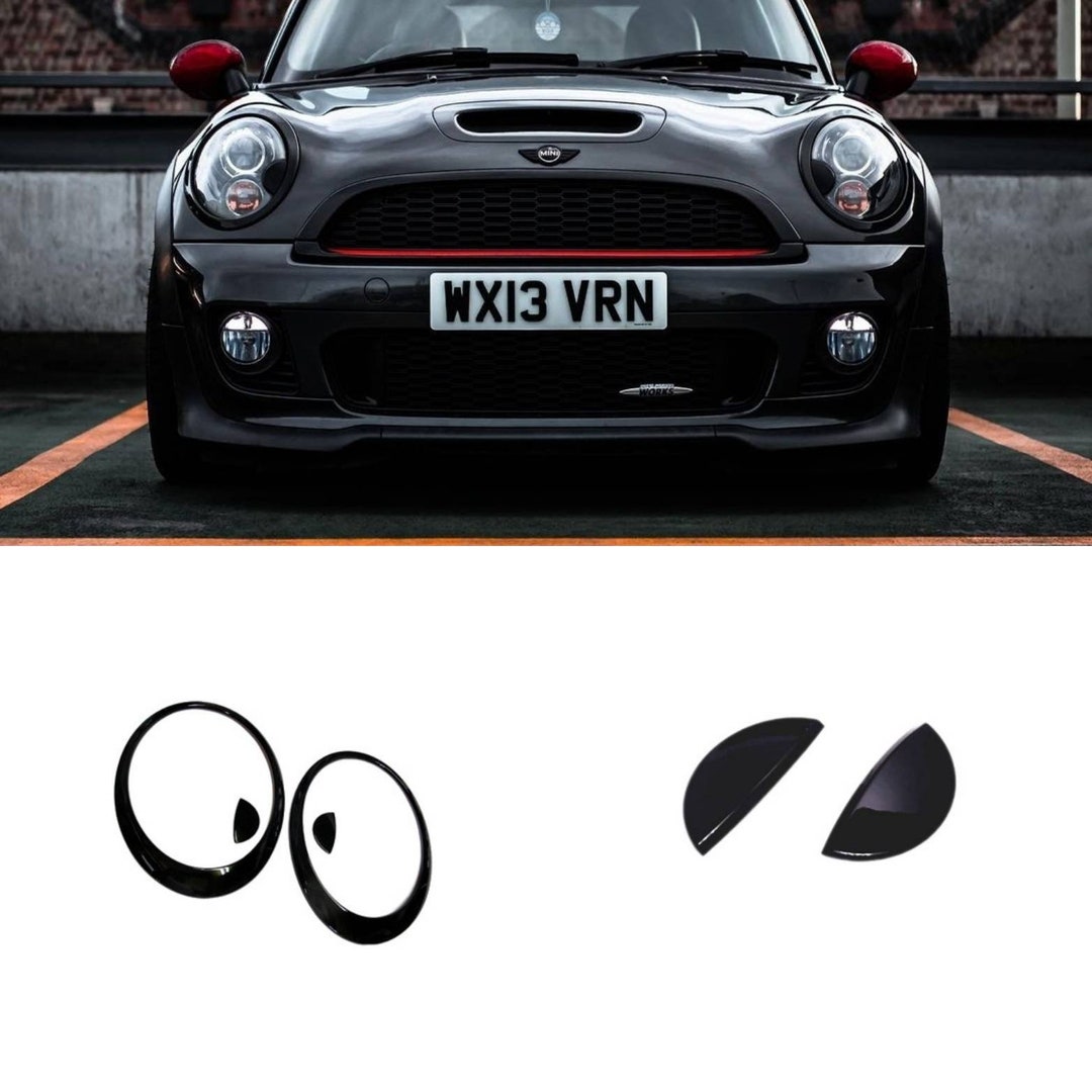 Mini Cooper S JCW R55 R56 R57 R58 R59 Xenon Head Light Surround Covers ...