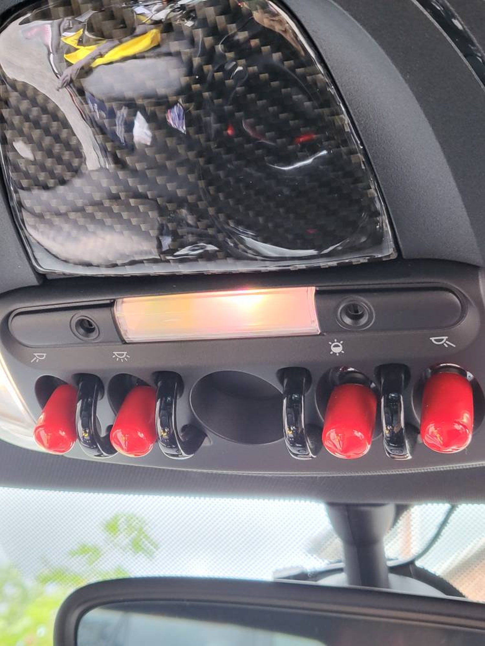 Toggle Switch Cover Caps (set of 10) Custom Interior Accessory for Mini ...