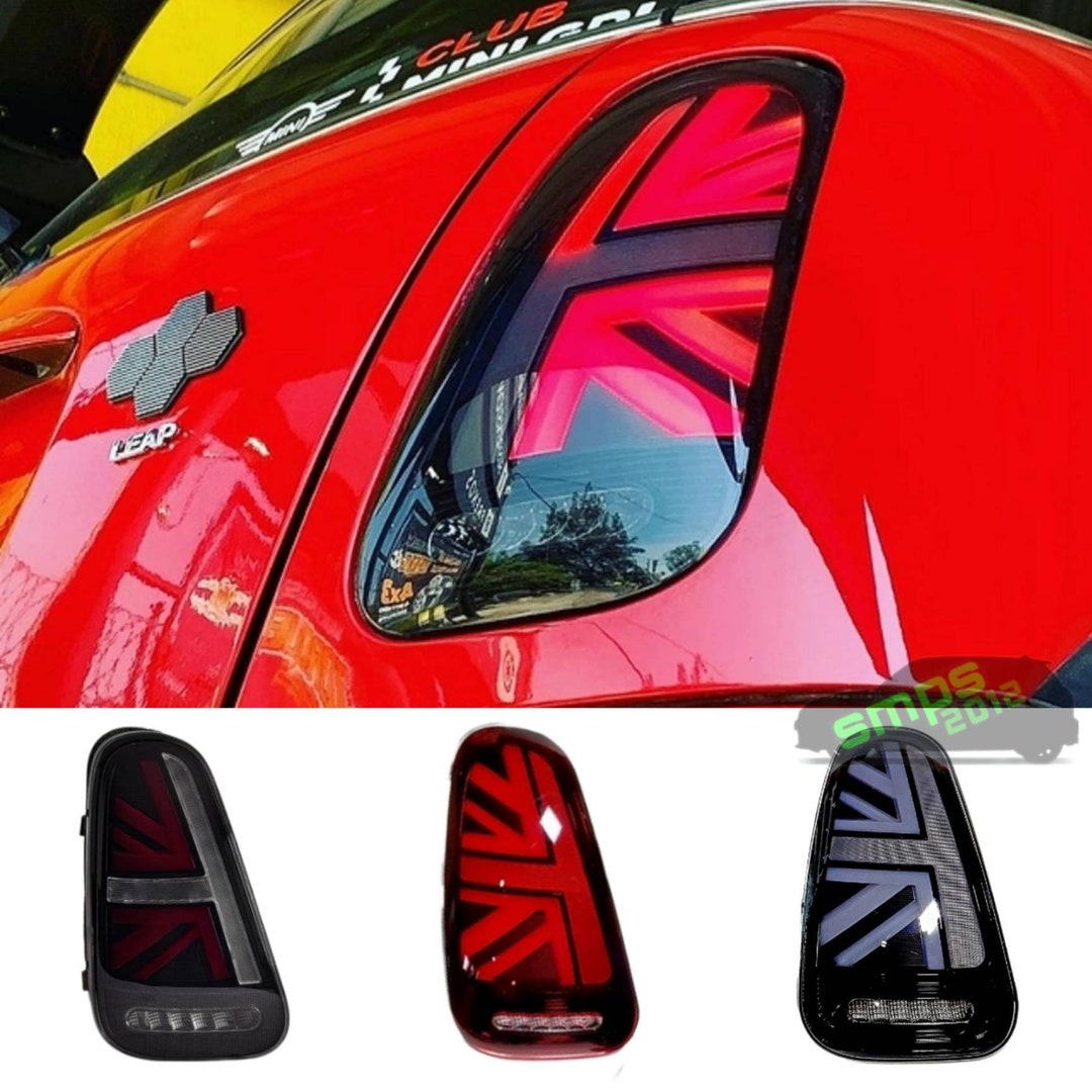 LED Union Jack Taillights for MINI R50, R52, R53 – Sweeping Indicators ...