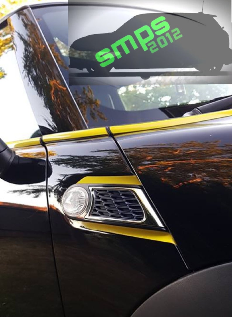 Side Scuttle Vinyl Decals - for MINI Models R55 R56 R57 R58 R59 ...