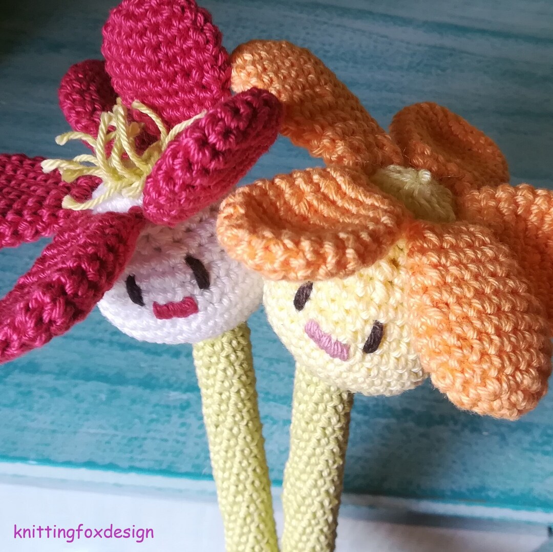 FREAKY FLOWERS Häkelanleitung / Crochet Pattern Flowers / - Etsy