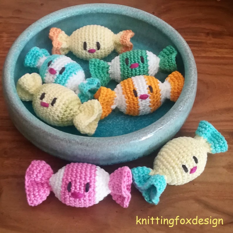 FREAKY CANDIES Crochet Pattern / Crochet Pattern Candies / Amigurumi ...