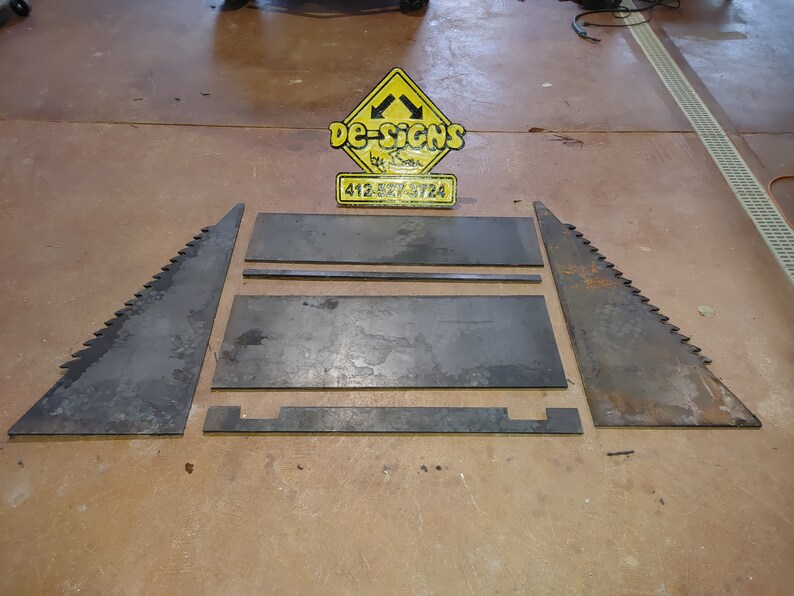 DXF Files Skid Steer Stump Bucket attachment Plasma cut | Etsy