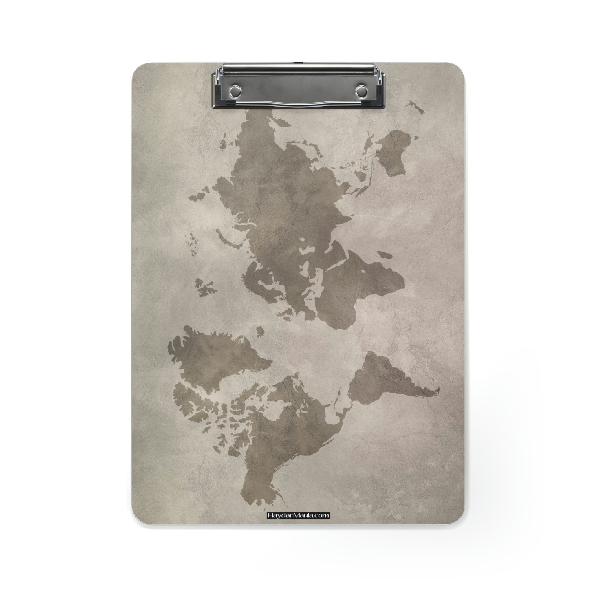 Vintage World Map Clipboard Brown - Papeterie, Retour à L'école, Cadeau ...