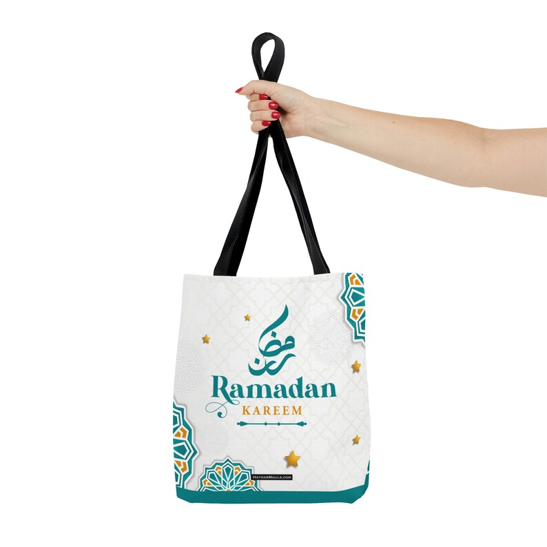Ramadan Mubarak Tote Bag - Sac Islamique, Cadeau Eid, Sac De Mosquée ...