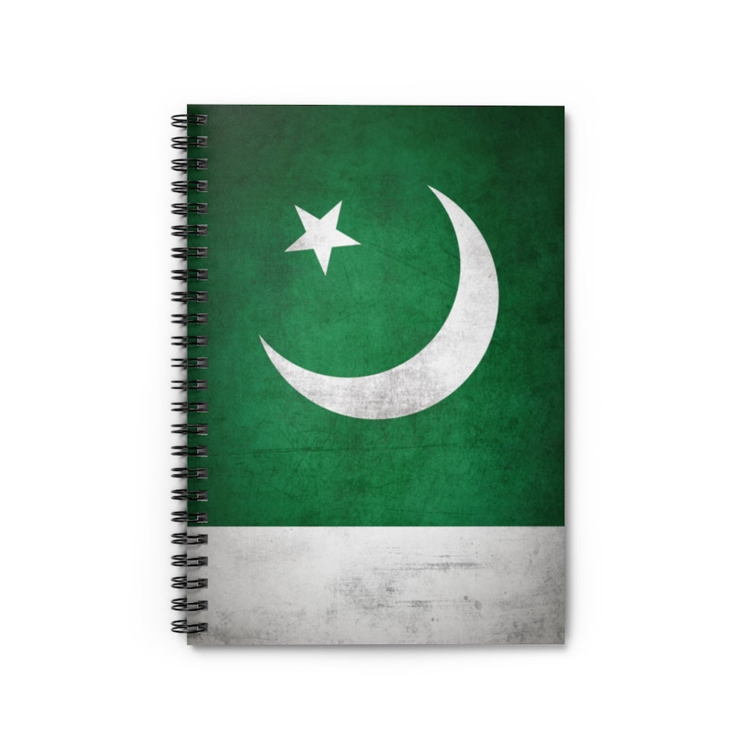 Pakistani Flag - Spiral Notebook - Ruled Line, Shopping List, School ...