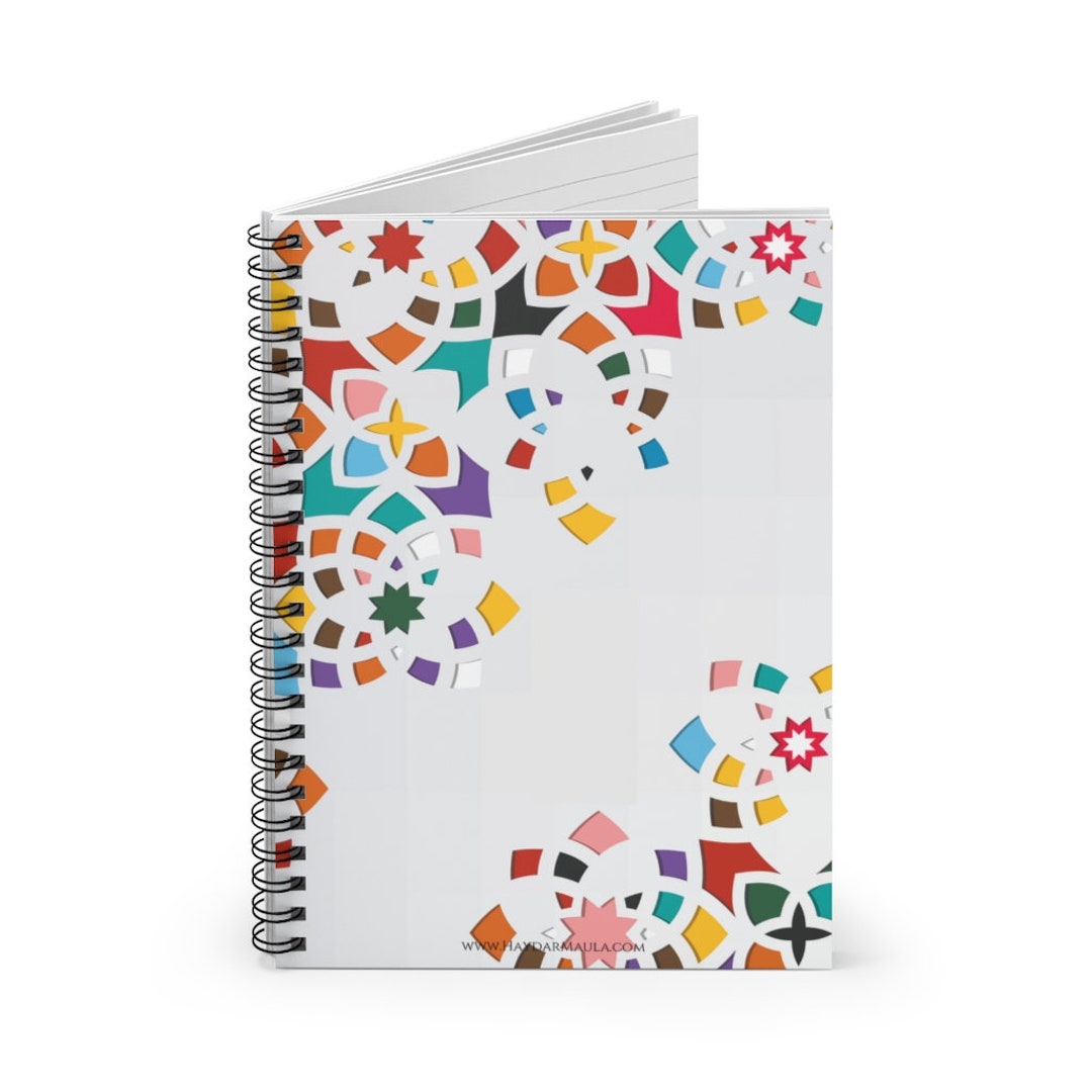 Cute Geometrical Shapes - Spiral Notebook - Ruled Line, Shopping List ...