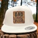 Dad in the Streets Daddy in the Sheets Funny Dad Hat Leather Patch Hat Gift for Husband Dad ...