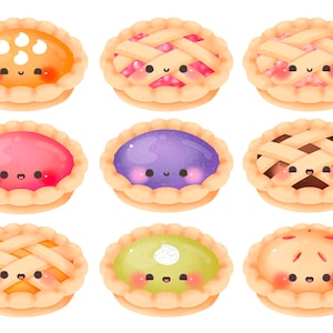 Cute Kawaii Printable Pies Clipart / Commercial Use/ PNG - Etsy
