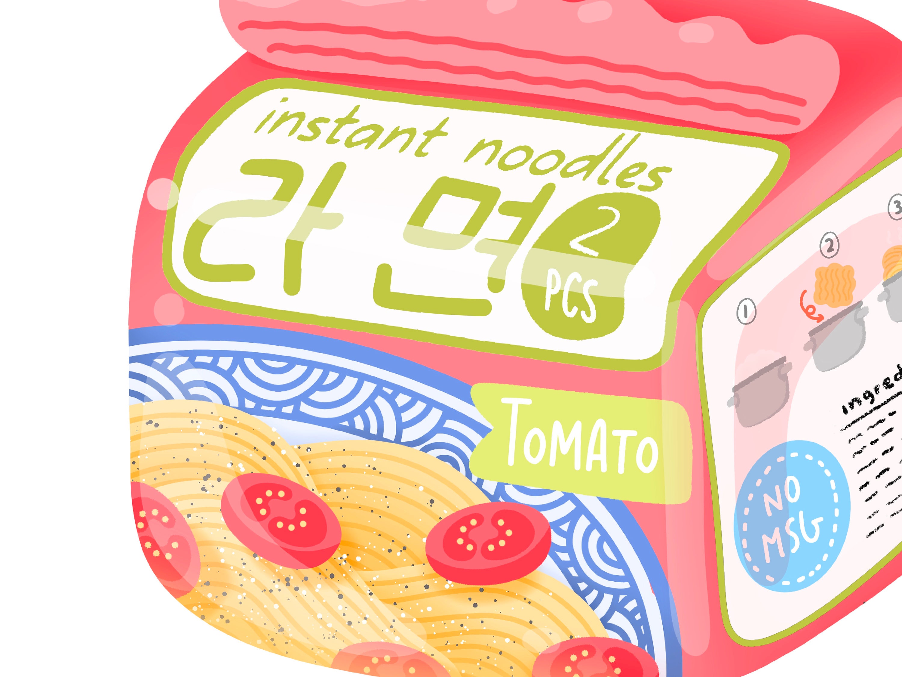 Cute Printable Kawaii Ramen Packet Clipart / Commercial Use/ - Etsy UK