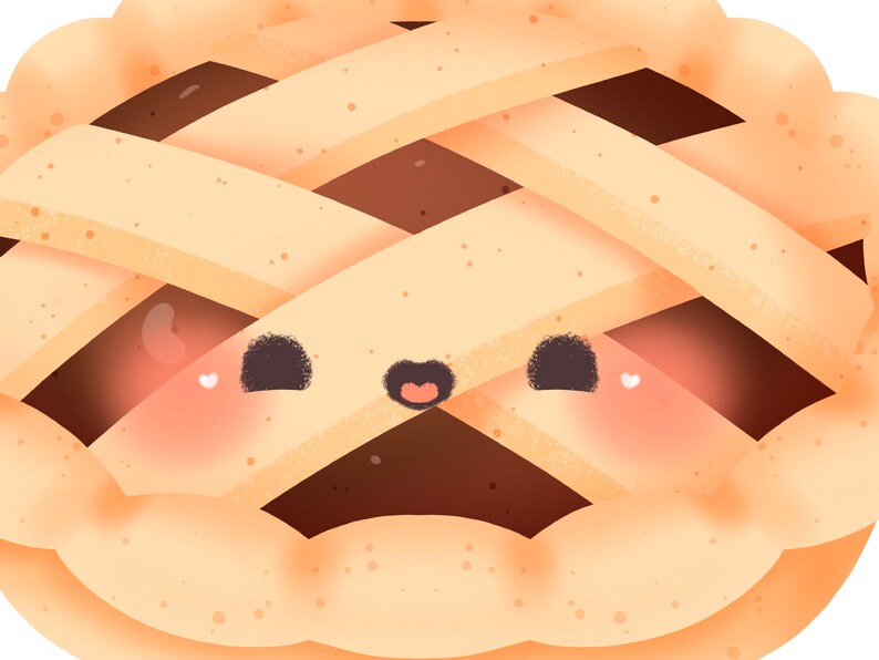 Cute Kawaii Printable Pies Clipart / Commercial Use/ PNG - Etsy