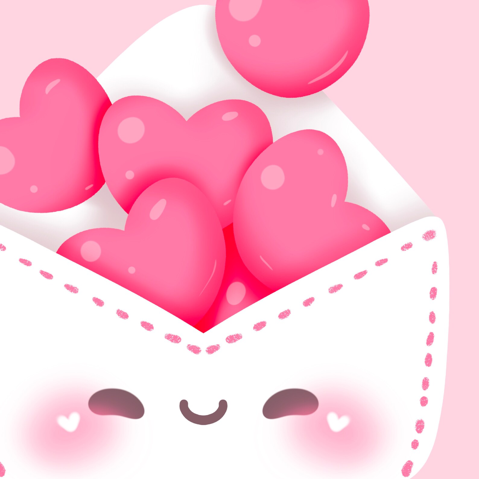 Cute Kawaii Printable Love Mail Postal Clipart / Commercial Use/ PNG - Etsy
