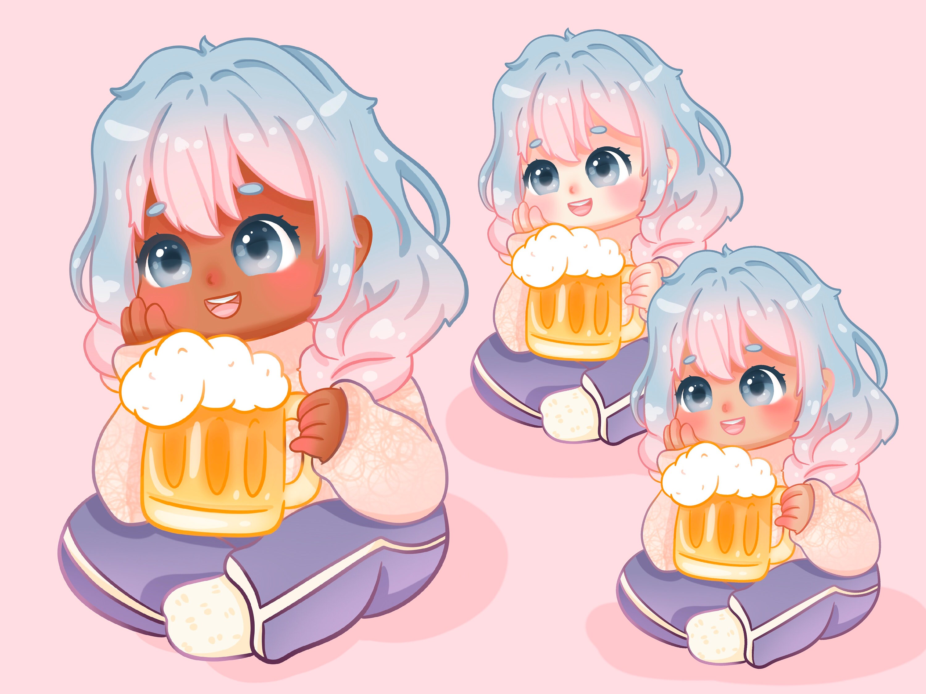 Chibi Eating Candy