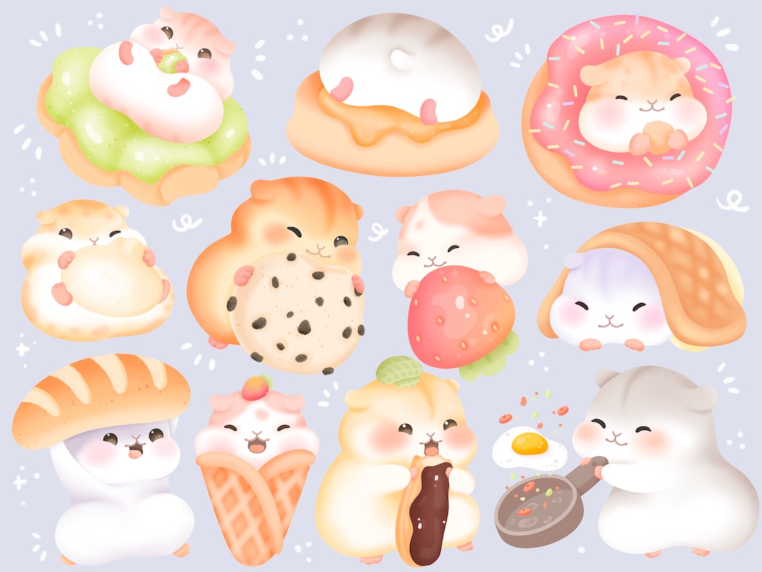 Chibi Cute Desserts Food Kawaii Cute Desserts Cup Ice Cream Graphic By