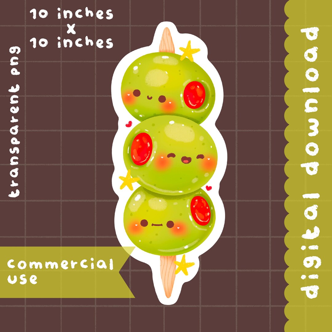 Cute Kawaii Printable Olives Clipart / Commercial Use/ PNG - Etsy