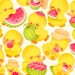 Cute Kawaii Printable Watermelon Chick Summer Clipart / Commercial Use ...