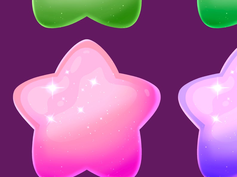 Printable Shiny Stars Clipart / Commercial Use/ PNG - Etsy UK