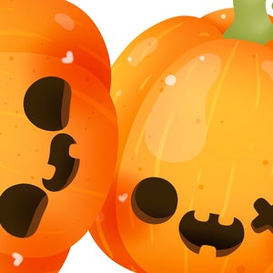 Buy Cute Kawaii Printable Jack O Lantern Pumpkin Halloween Clipart ...