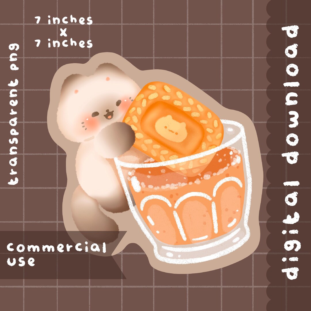 Cute Kawaii Printable Chai Clipart / Commercial Use/ PNG - Etsy