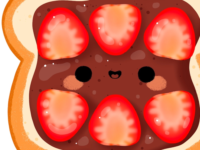 Cute Kawaii Printable Toasts Clipart / Commercial Use/ PNG - Etsy