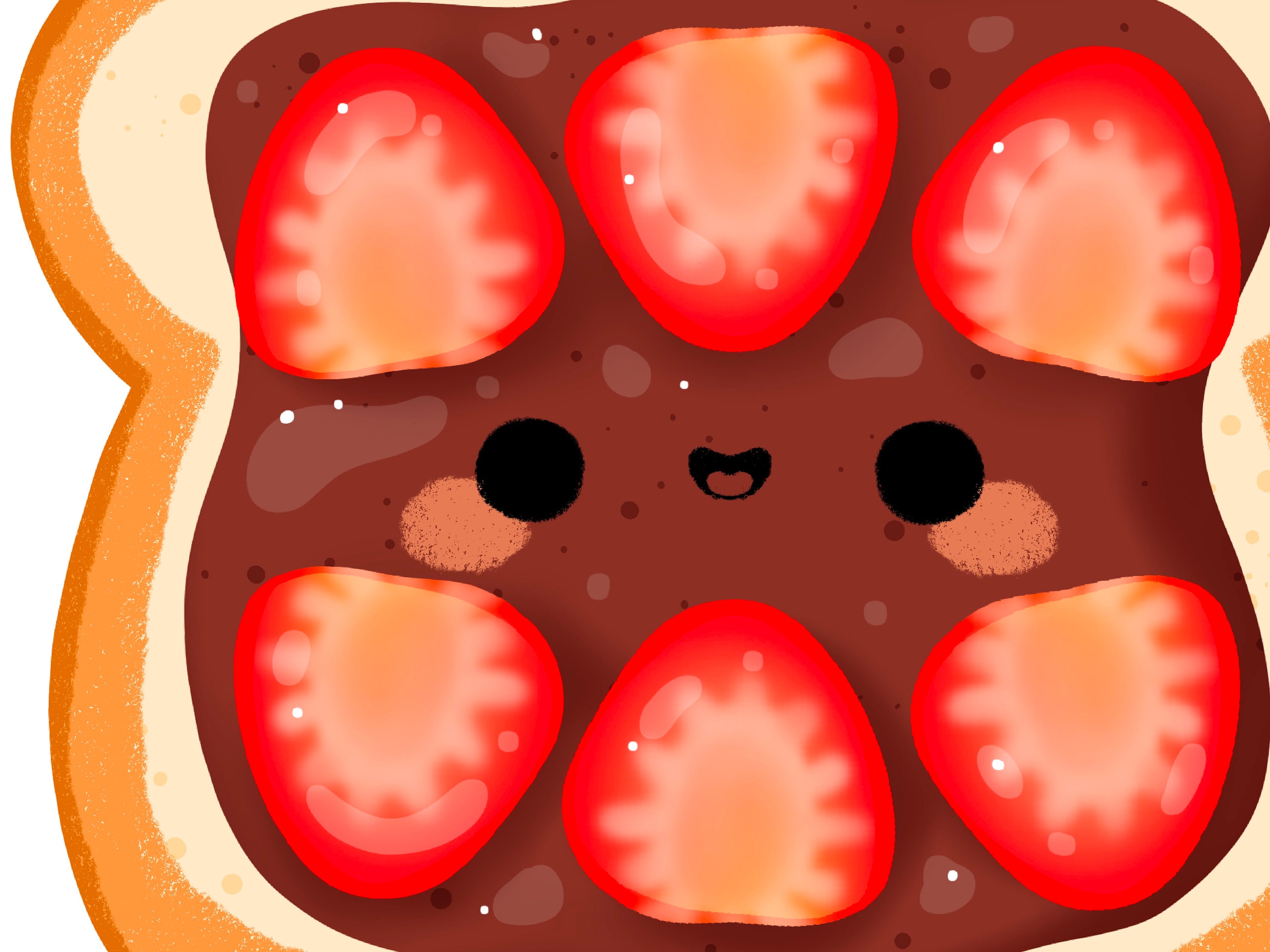 Cute Kawaii Printable Toasts Clipart / Commercial Use/ PNG - Etsy