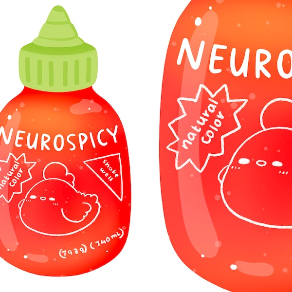 Neurospicy Svg - Etsy