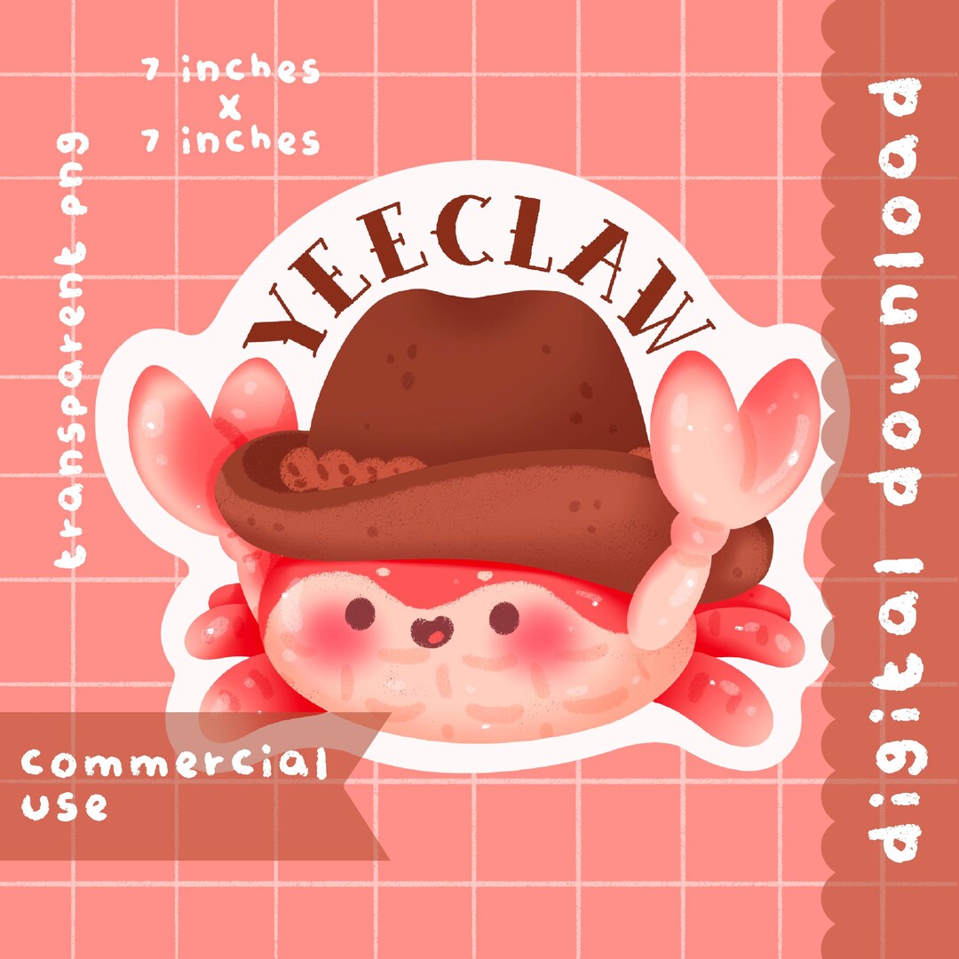 Cute Kawaii Printable Yeeclaw Clipart / Commercial Use/ PNG - Etsy