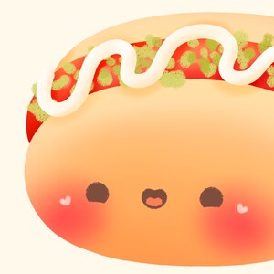 Cute Kawaii Printable Hotdogs Clipart / Commercial Use/ PNG - Etsy