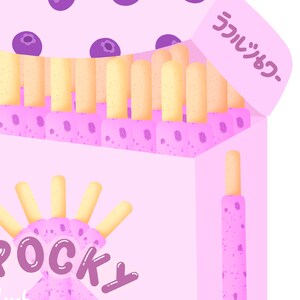 Cute Kawaii Printable Pocky Clipart / Commercial Use/ PNG - Etsy