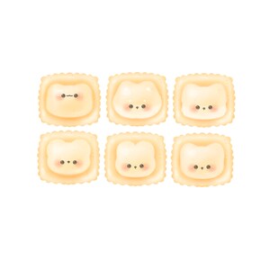 Cute Kawaii Printable Chocolate Animal Ravioli Clipart / Commercial Use ...