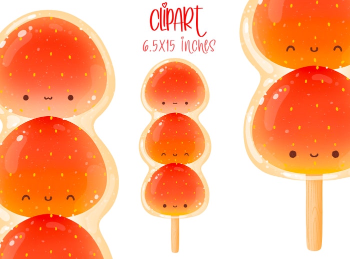 Tanghulu Sticker - Etsy