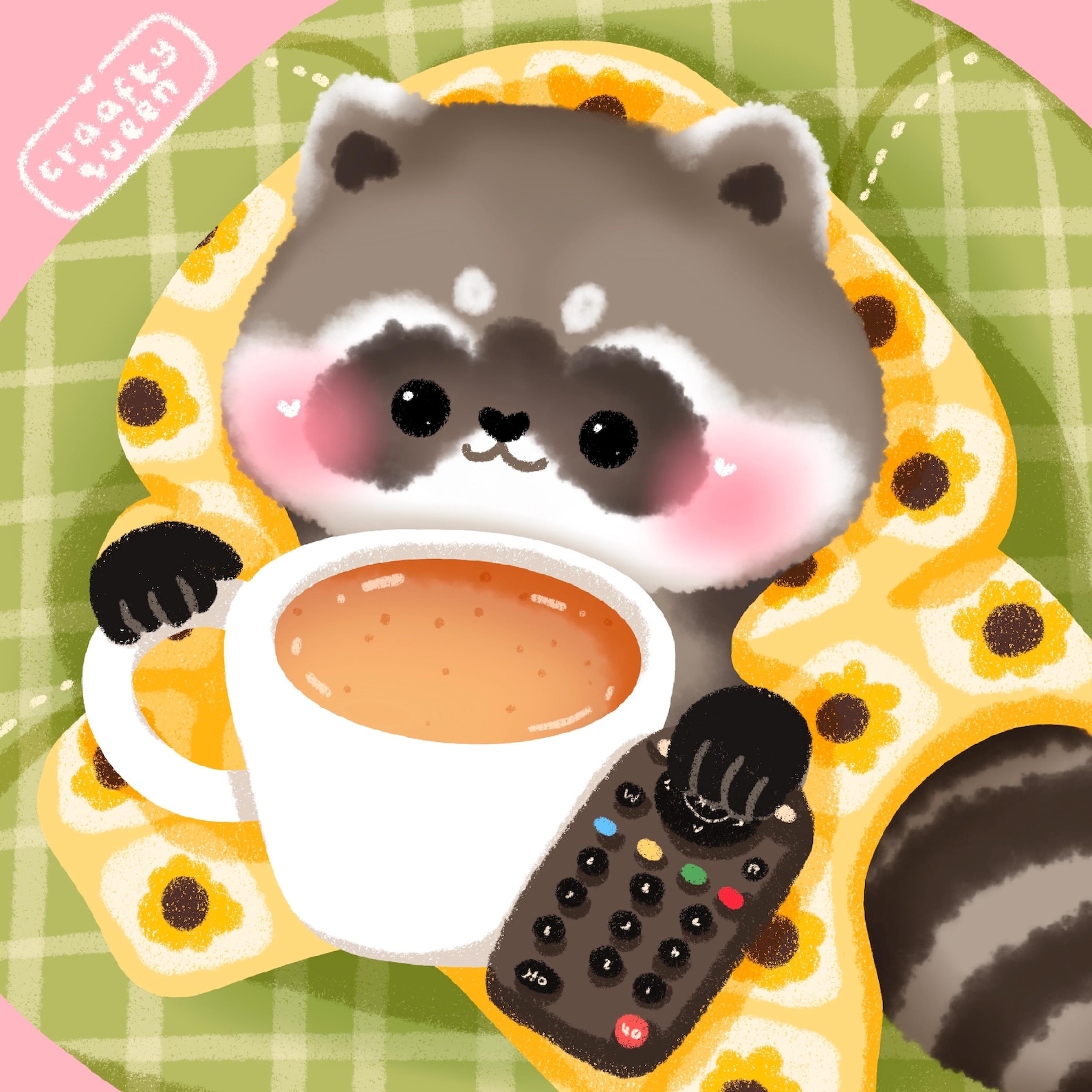 Cute Kawaii Printable Ew People Raccoon Clipart / Commercial Use/ PNG ...