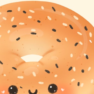 Cute Kawaii Printable Bagels Clipart / Commercial Use/ PNG - Etsy