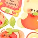 Printable Cute Kawaii Apple Orchard Bear Clipart / Commercial Use/ PNG ...