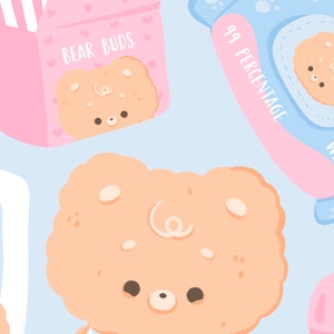 Cute Kawaii Printable Chibi First Aid Bear Clipart / Commercial Use ...