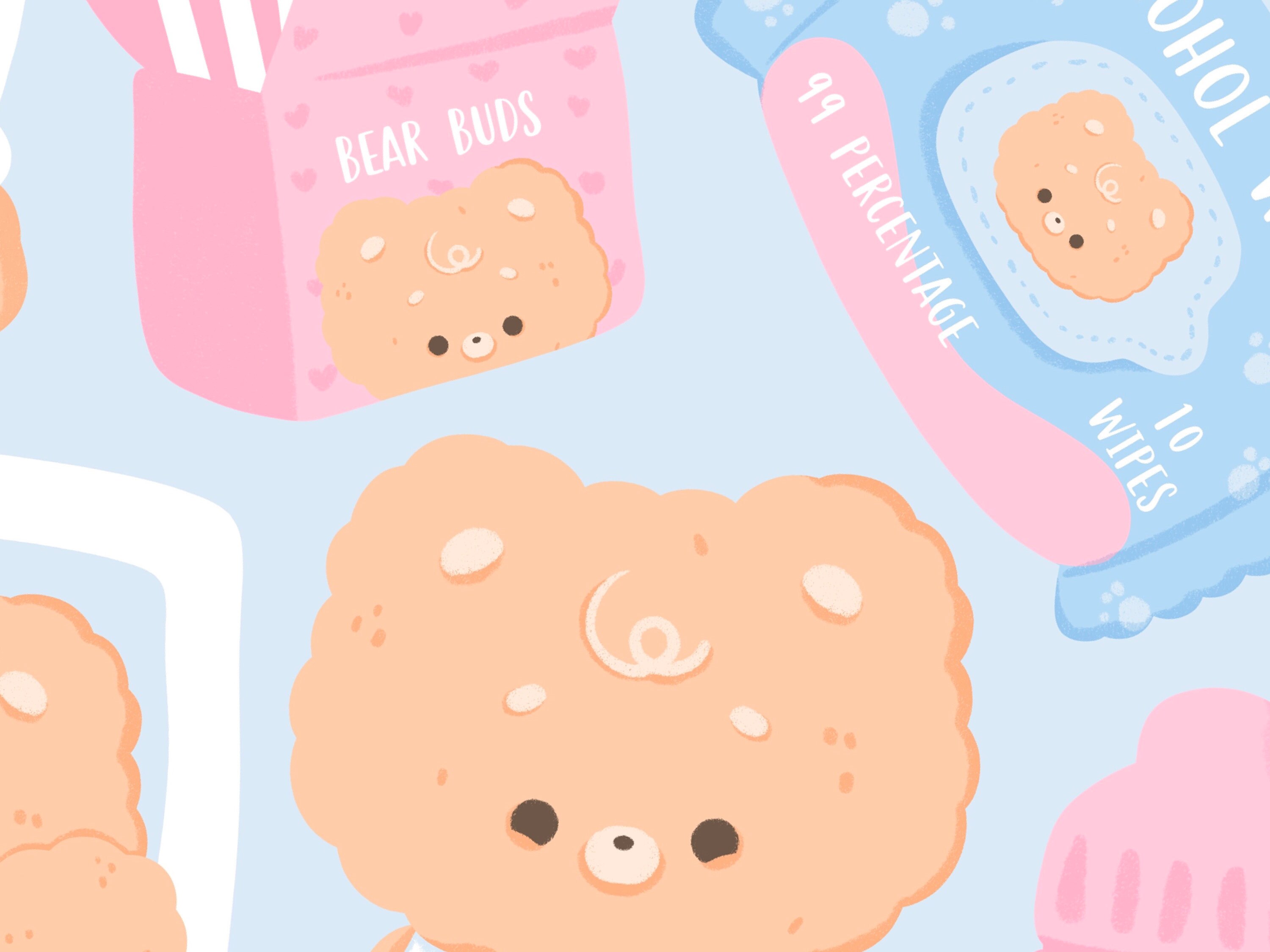 Cute Kawaii Printable Chibi First Aid Bear Clipart / - Etsy