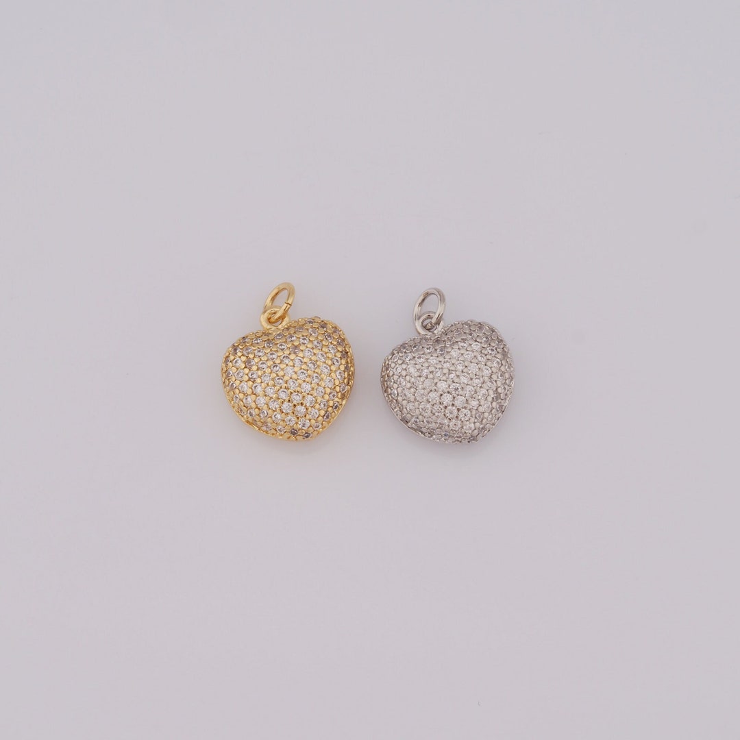 Zircon Gold Apple Pendant, 18K Gold Filled Apple Charms,apple Charms ...