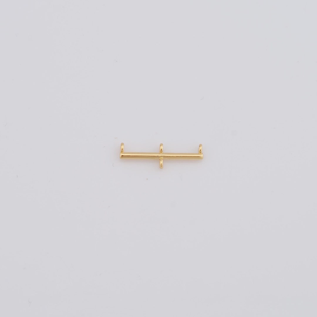 Gold Bar Pendant, 18K Gold Filled Line Charms, DIY Jewelry Making ...