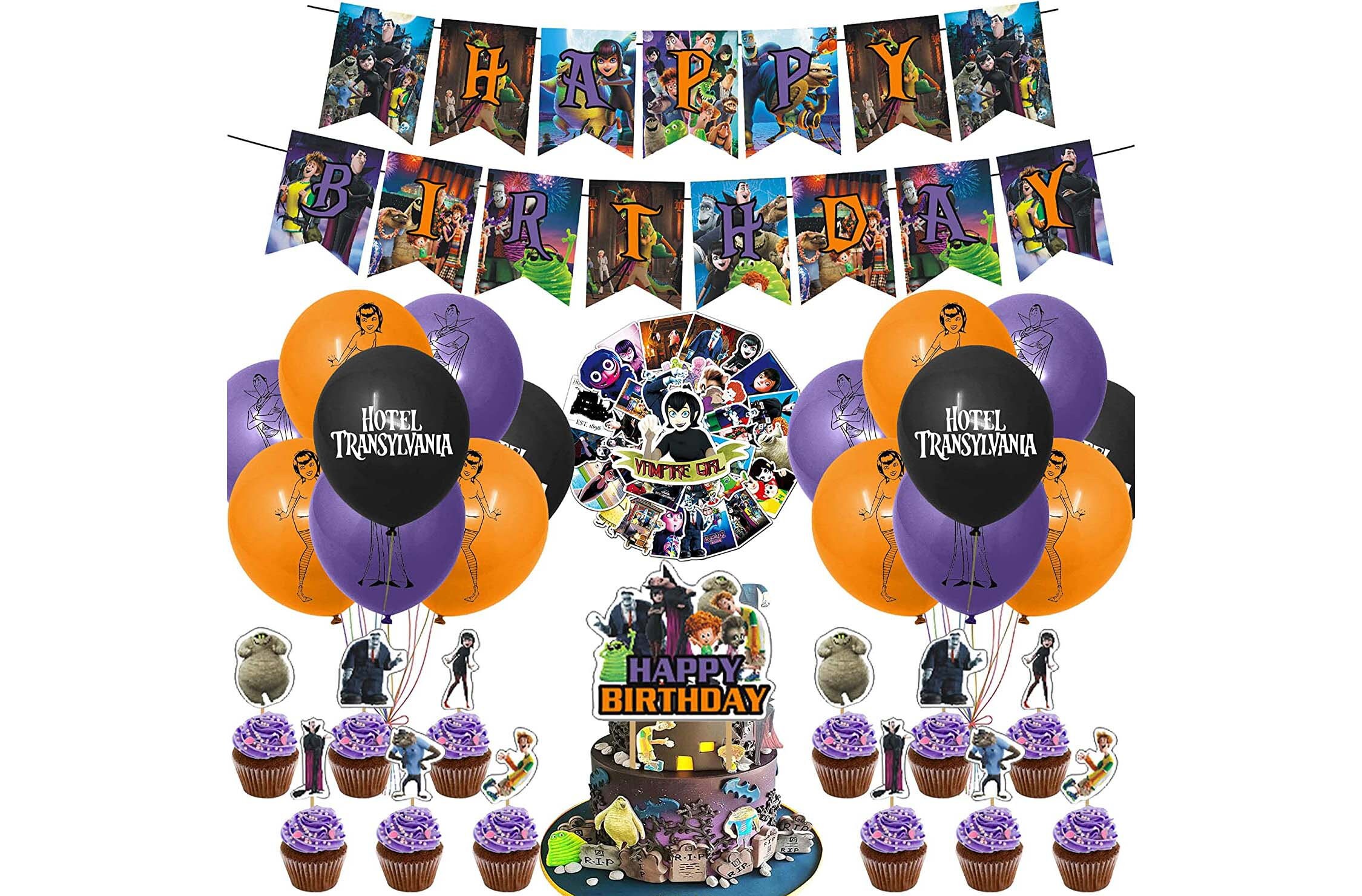 Hotel Transylvania Party Decorations Set Cartoon Anime Theme - Etsy