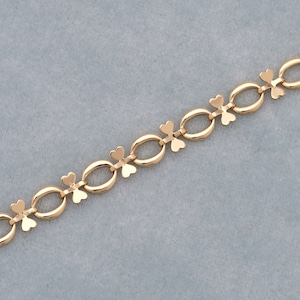 Gold Oval Chains, 18K Gold Filled Figure 8 Chains, Round Chains，button ...