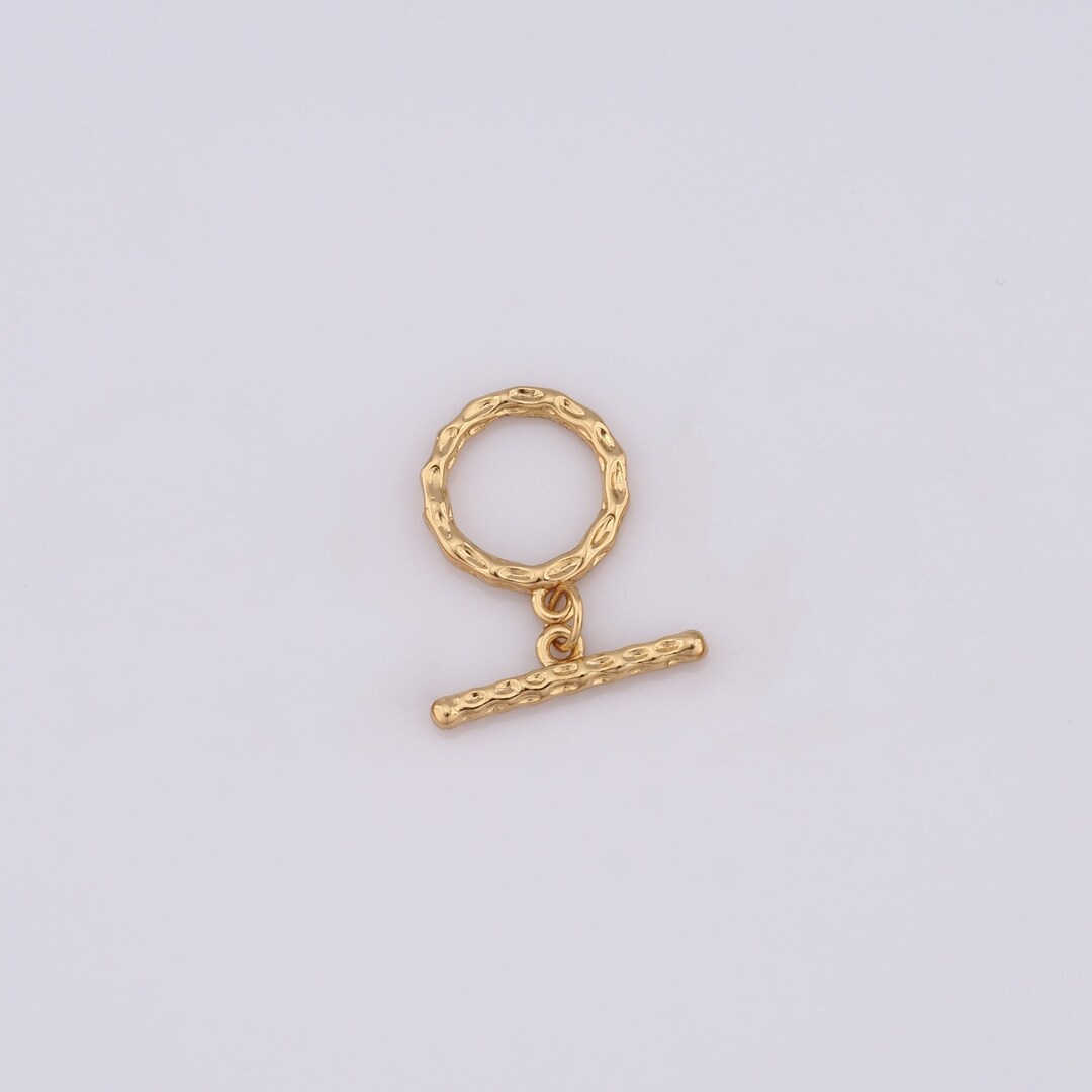 Gold OT Clasp, 18K Gold Filled Necklace and Bracelet DIY Jewelry Making Findings，25x20x2.3mm - Etsy